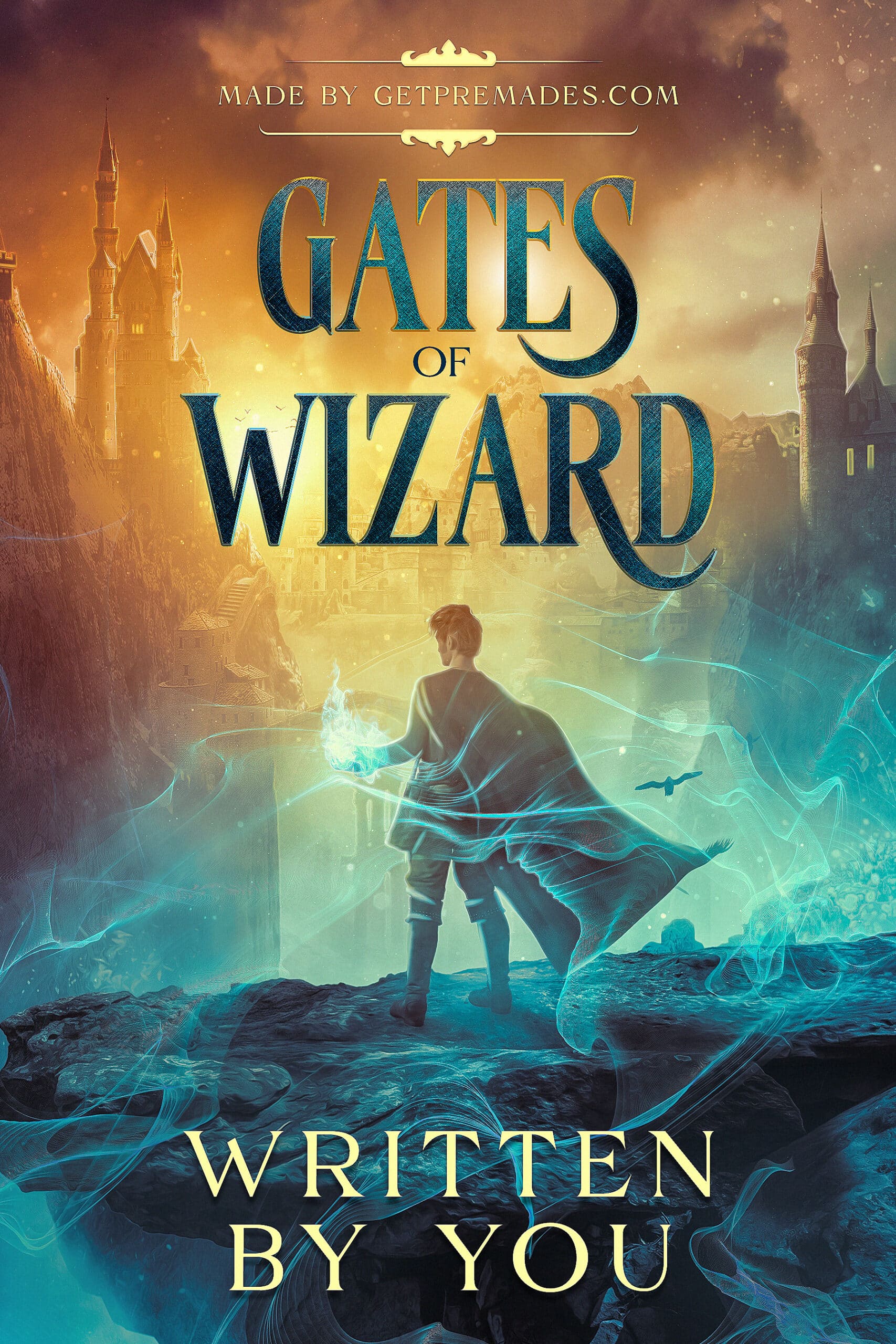 Portal fantasy book cover - Gates of Wizard - Getpremades