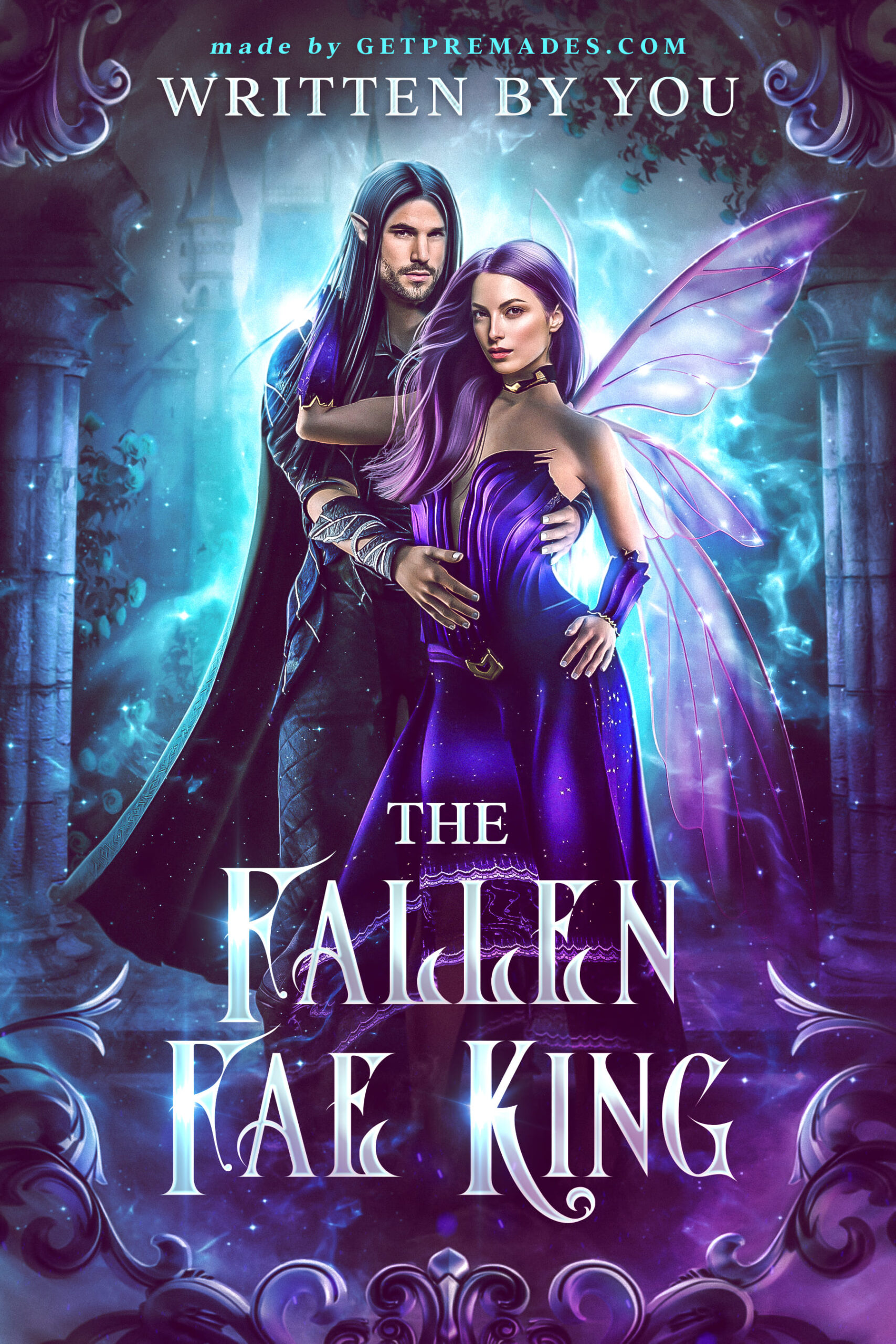 Fae paranormal romance book cover – The Fallen Fae King - Getpremades