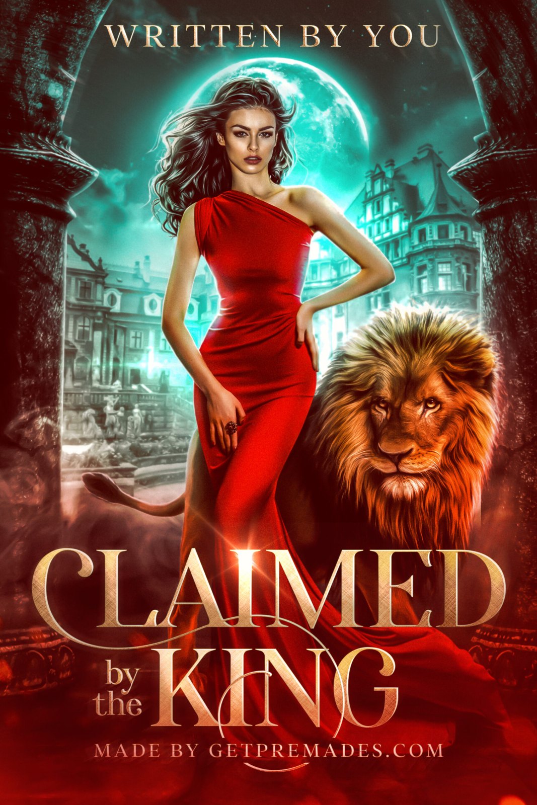 Shifter lion and woman book cover – Claimed by the King - Getpremades