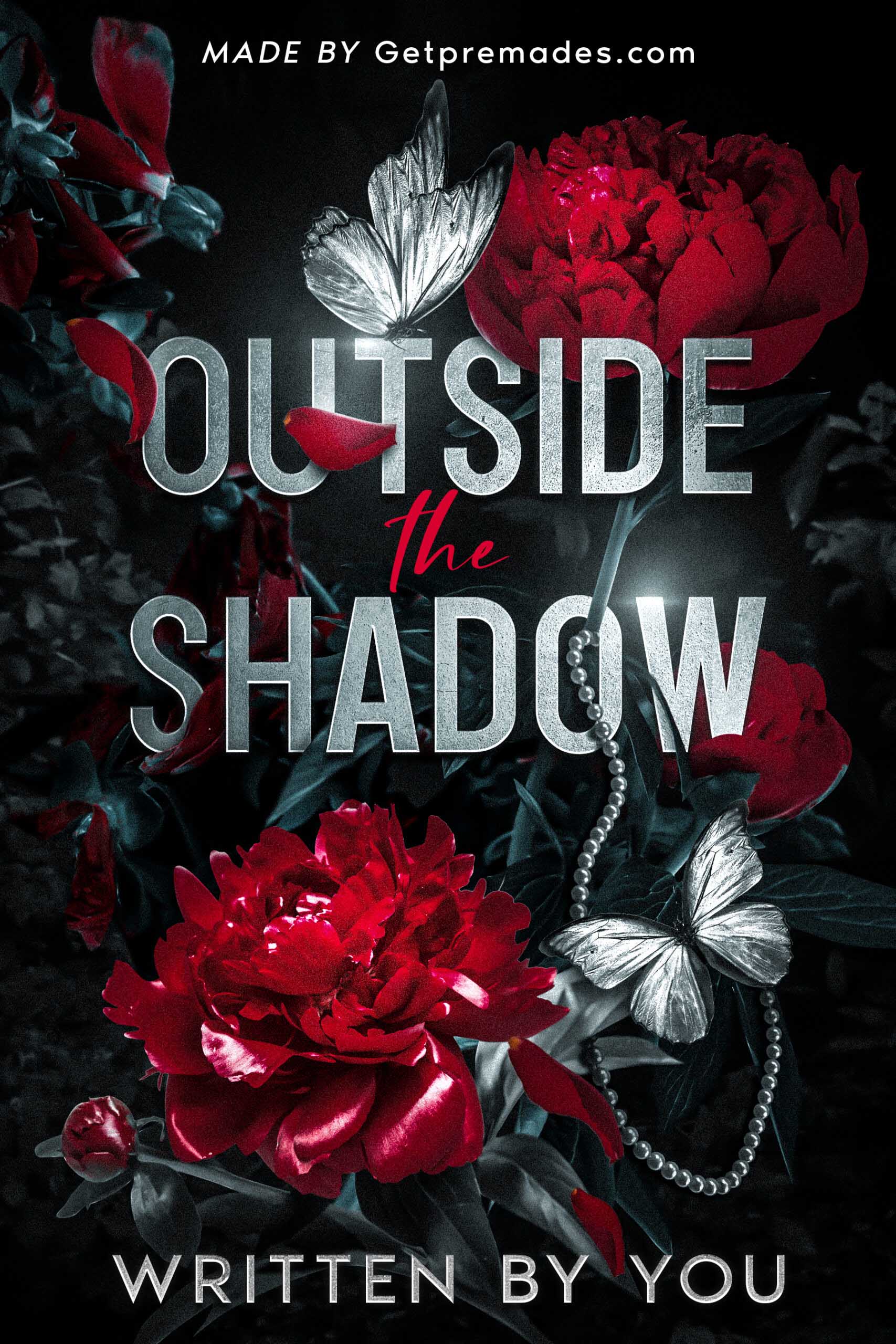 Dark romance book cover – Outside the Shadow - Getpremades