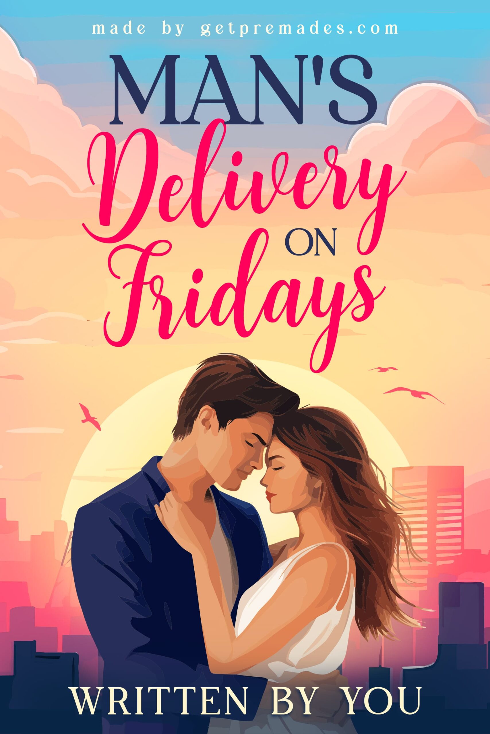 Romance book cover – Man’s Delivery - Getpremades