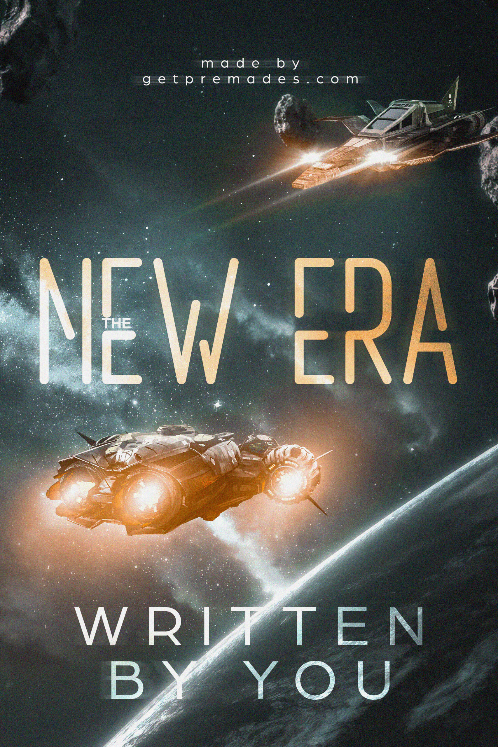 Science fiction book cover – The New Era - Getpremades