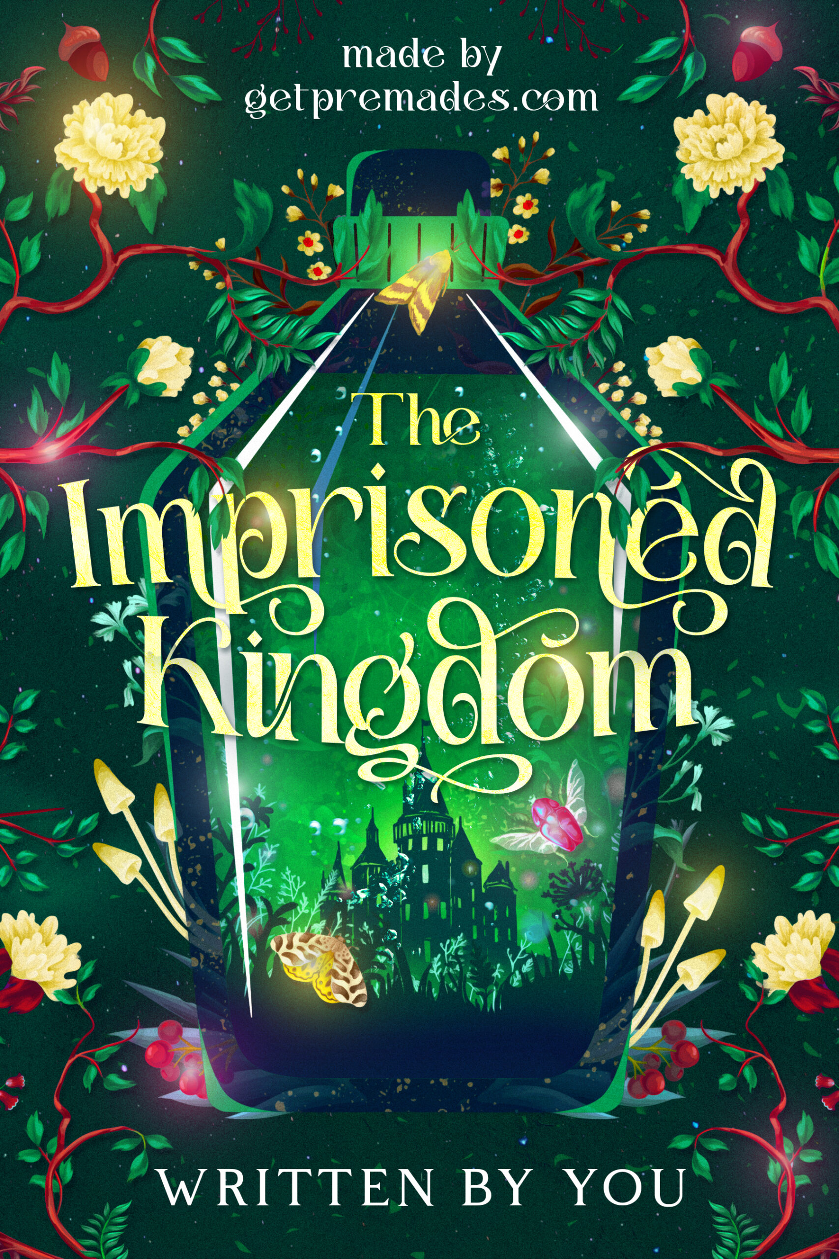 Fantasy book cover – The Imprisoned Kingdom - Getpremades